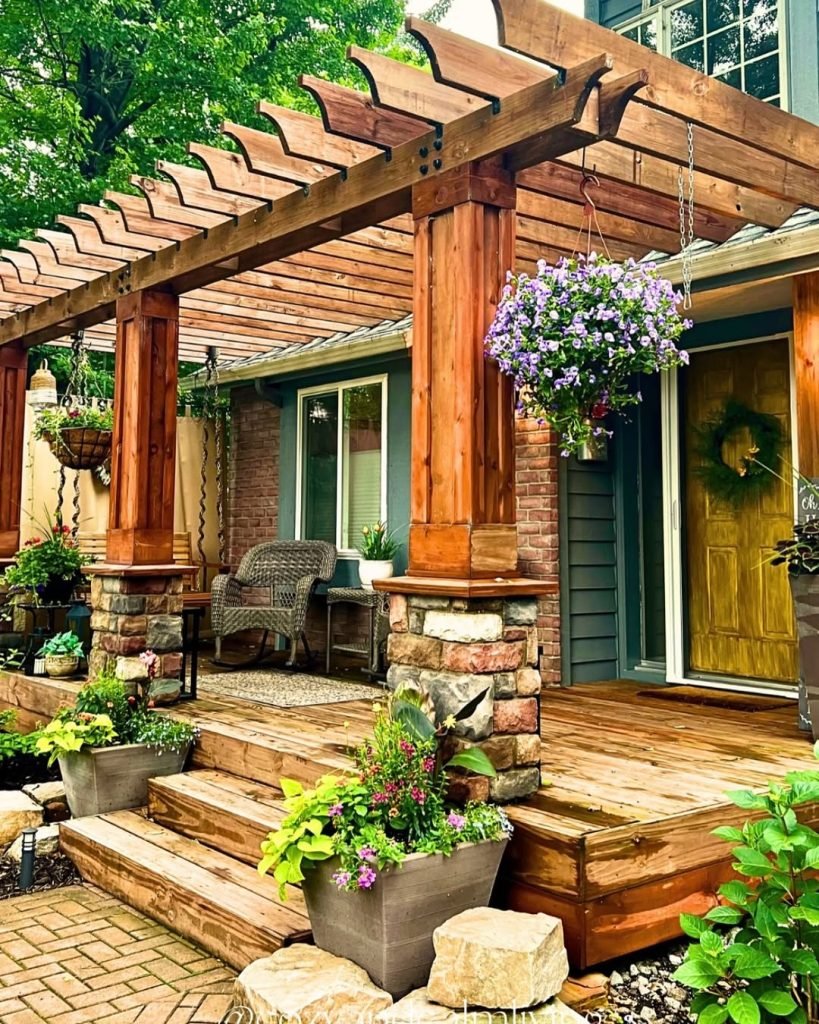 21 Back Porch Inspirations & Simple Ways to Achieve the Look ...