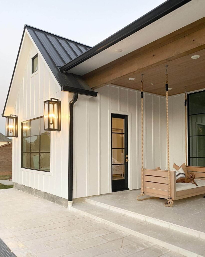 27 Dreamy Farmhouse Back Porch Ideas That Blend Comfort & Country Charm ...