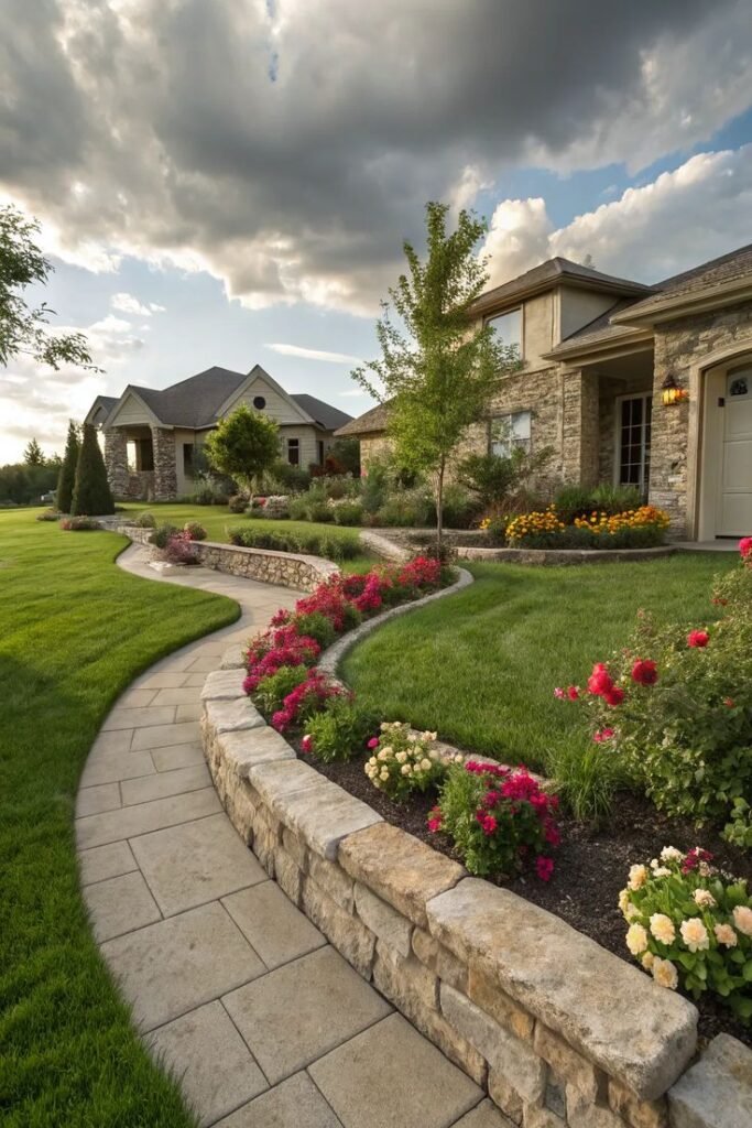 20 Stunning Large Front Yard Landscaping Ideas That'll Make Your ...